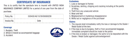 Essilor Lens Authentication